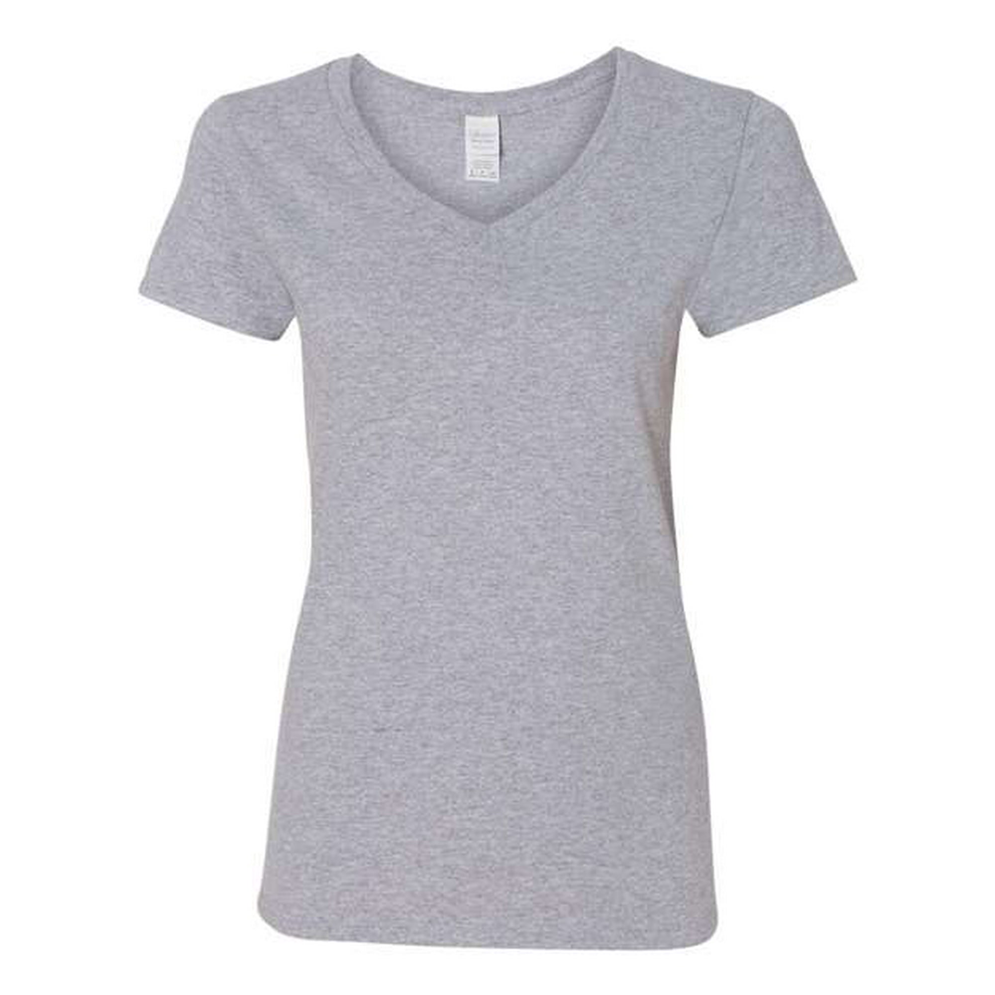 Click here for Gildan Heavy Cotton Womens V-Neck T-Shirt  S  Spor... prices