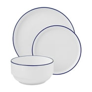 Yellowstone 12-Piece Ceramic Dinnerware Set, Beth Collection - Walmart.com