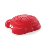 Step2 Crabbie Sandbox for Children's Outdoor Play, Red Plastic with ...