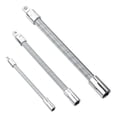 Flexible Socket Extension Bar Set 3 Piece 1/4 3/8 1/2 Drive 360 Degree ...
