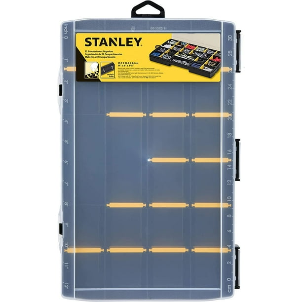 Stanley Consumer Tools 253905 14 in. 22 Compartment Small Parts ...