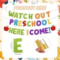 HOWAF Glitter Watch Out Preschool Here I Come Banner, Preschool Back to ...