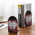 Bride Of Chucky Bookends Non-Slip Sturdy Book Holder Wood Book End For ...