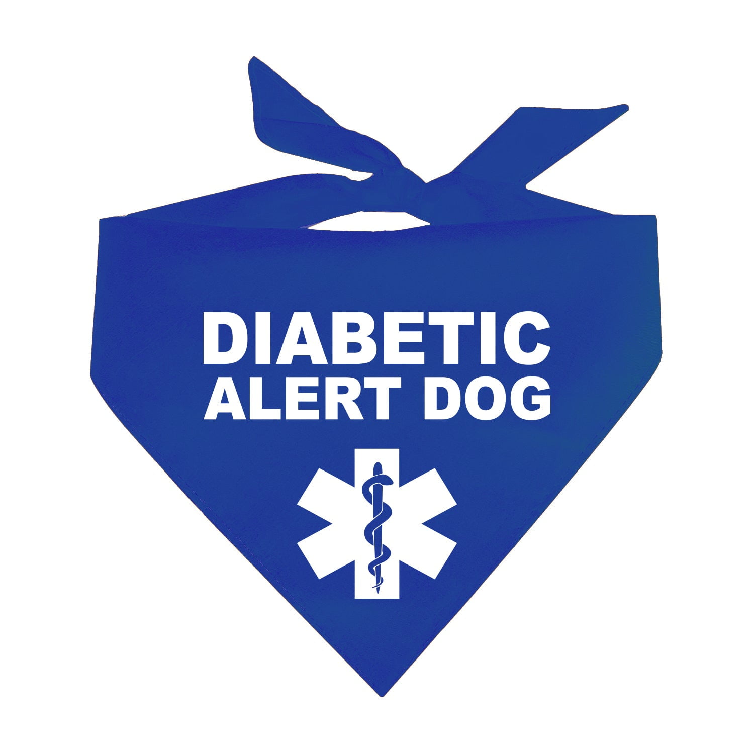 Diabetic Alert Dog Triangle Dog Bandana (Assorted Colors) - Walmart.com