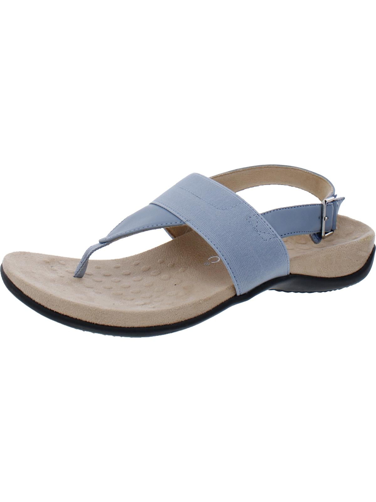 Vionic Womens Danita Faux Leather Thong Slingback Sandals - Walmart.com