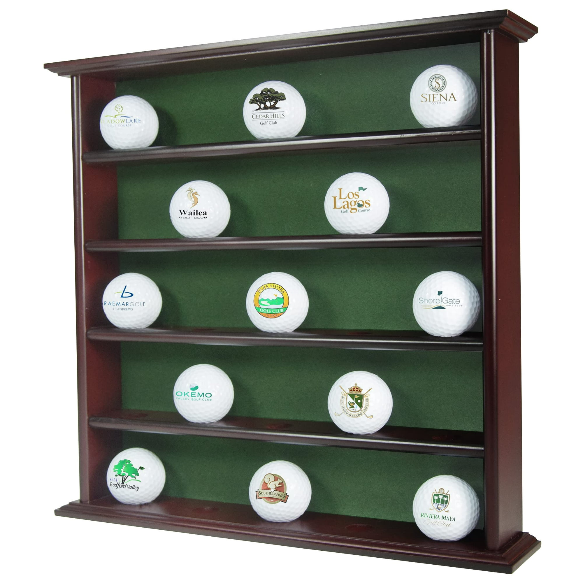 Click here for Clubhouse Collection Mahogany Golf Ball Display Ca... prices
