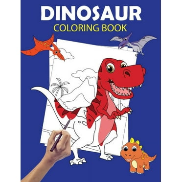 Dinosaur Coloring Book for Kids Age 4-8: Cute Dinosaur Coloring Book ...