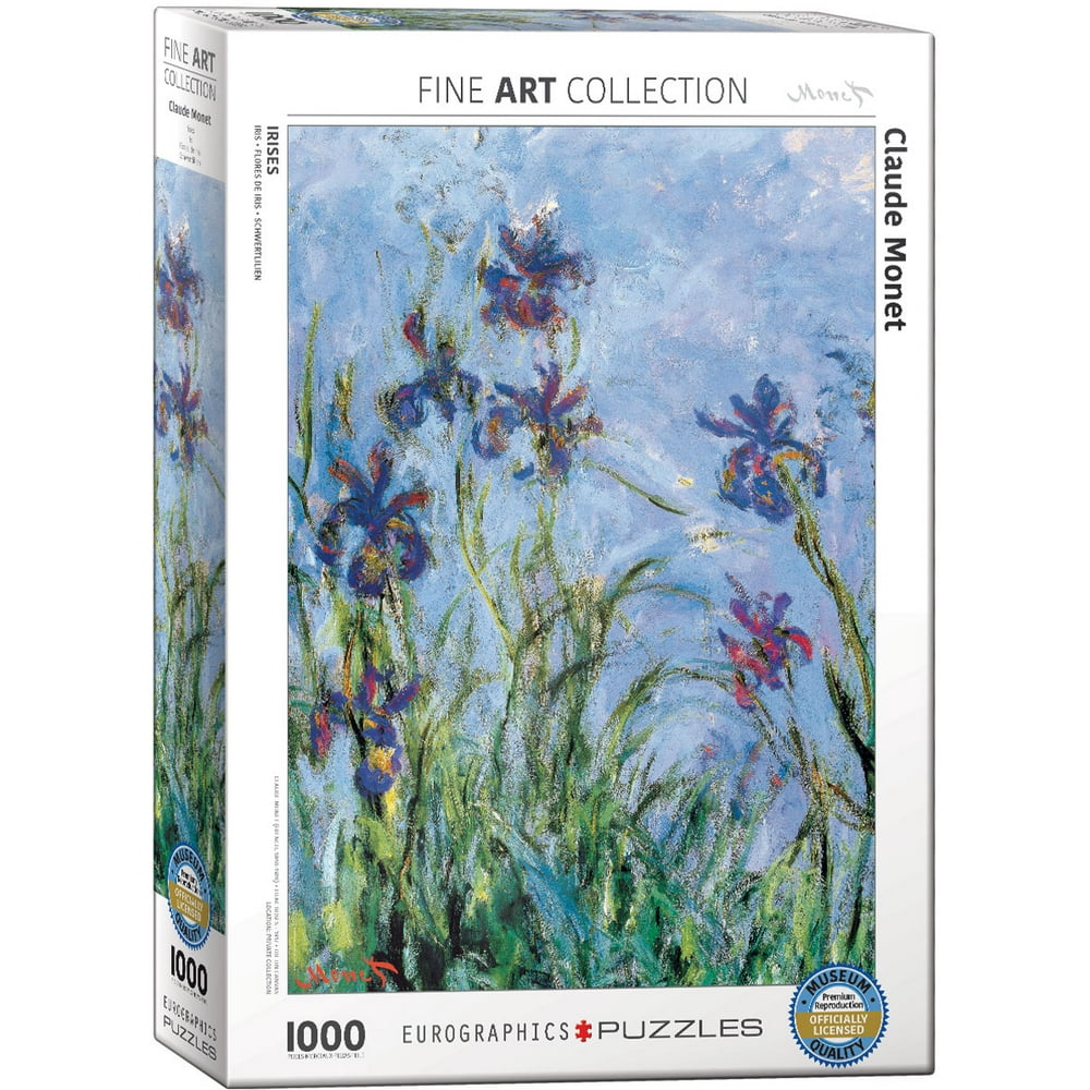 Irises (Detail) by Claude Monet 1000-Piece Puzzle - Walmart.com ...