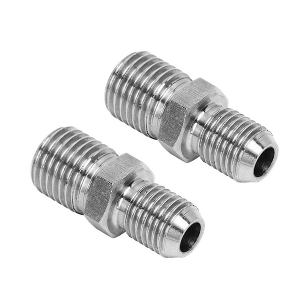 Pipe Straight Adapter, Exact Tolerances Stainless Steel Auto ...