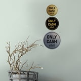 Signs ByLITA Circle Only Cash Sign (Red) - Small - Walmart.com