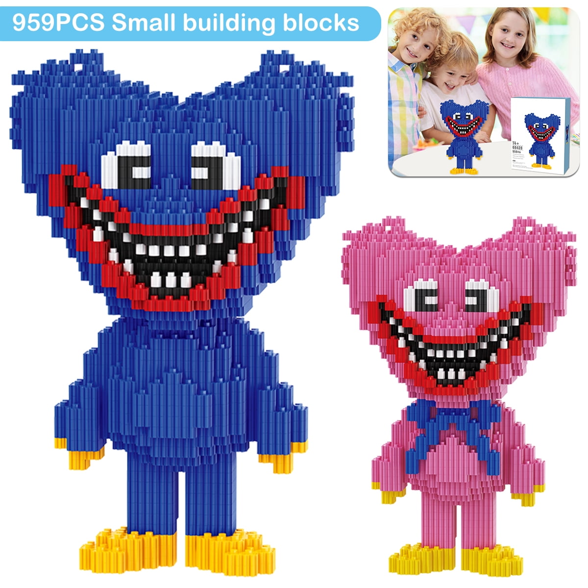 Buy HOTBEST 959pcs Huggy Micro Building Blocks Toys DIY Assemble Poppy ...