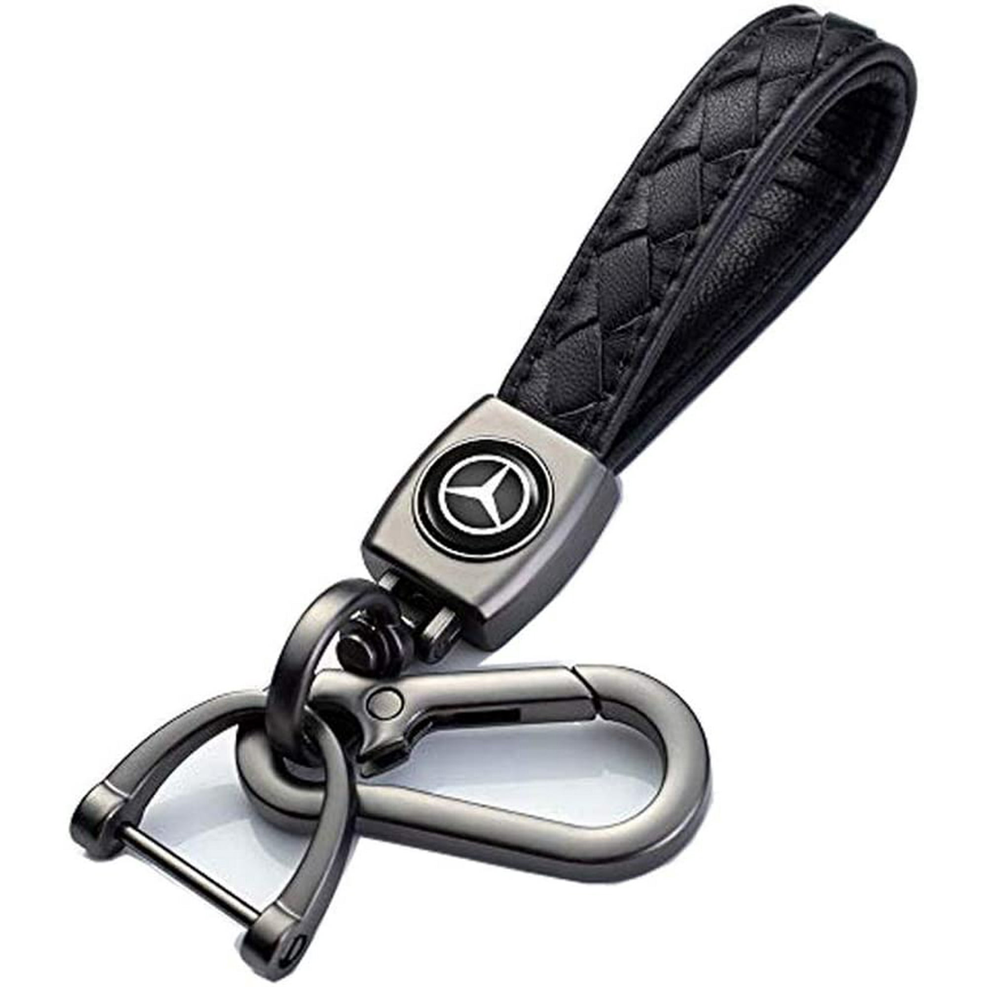 Click here for Bqhagfte Leather Keychain For Mercedes Benz Key Ch... prices