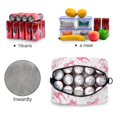 ALAZA Pink Bows Insulated Lunch Box Large Reusable Cooler Bag with ...