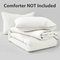 SORMAG Duvet Cover Set Soft Washed Microfiber Duvet Cover 3 Pieces King ...