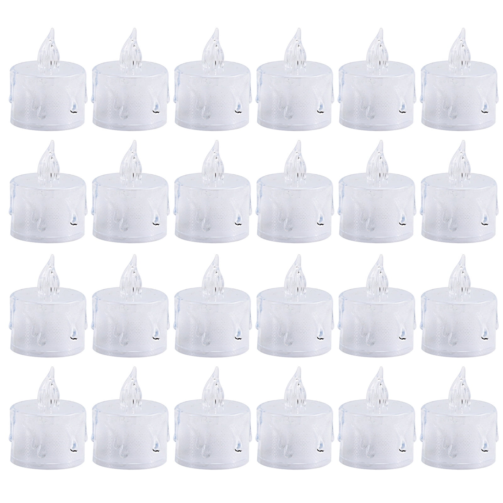 Manunclaims 24Pcs Candle Light Ornamental Environmentally Friendly ...