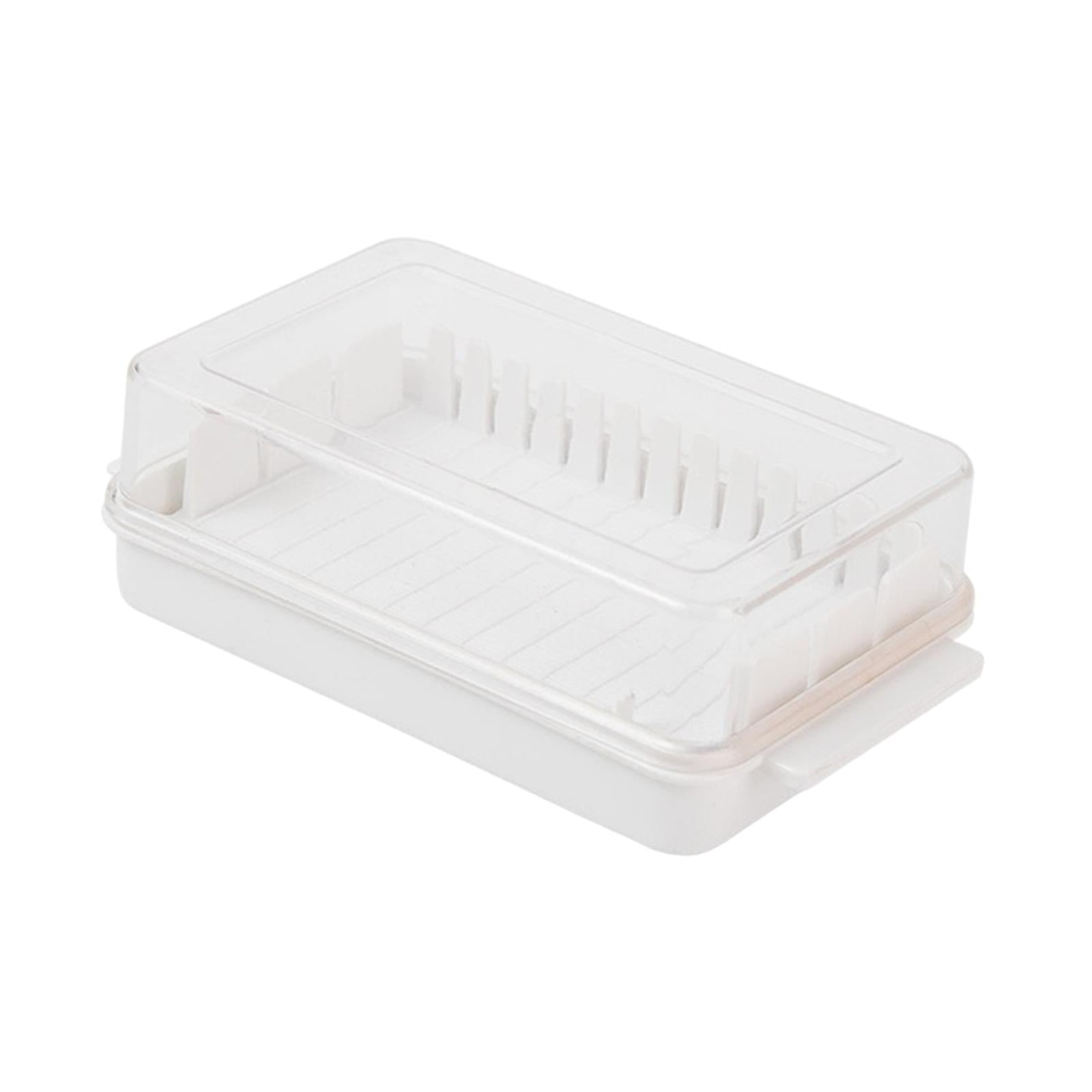 Butter Cutting Storage Box Cheese Butter Organizer Transparent ...
