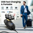 FETERVIC Electric Head Shaver for Men, 5-in-1 Electric Razor for Men ...