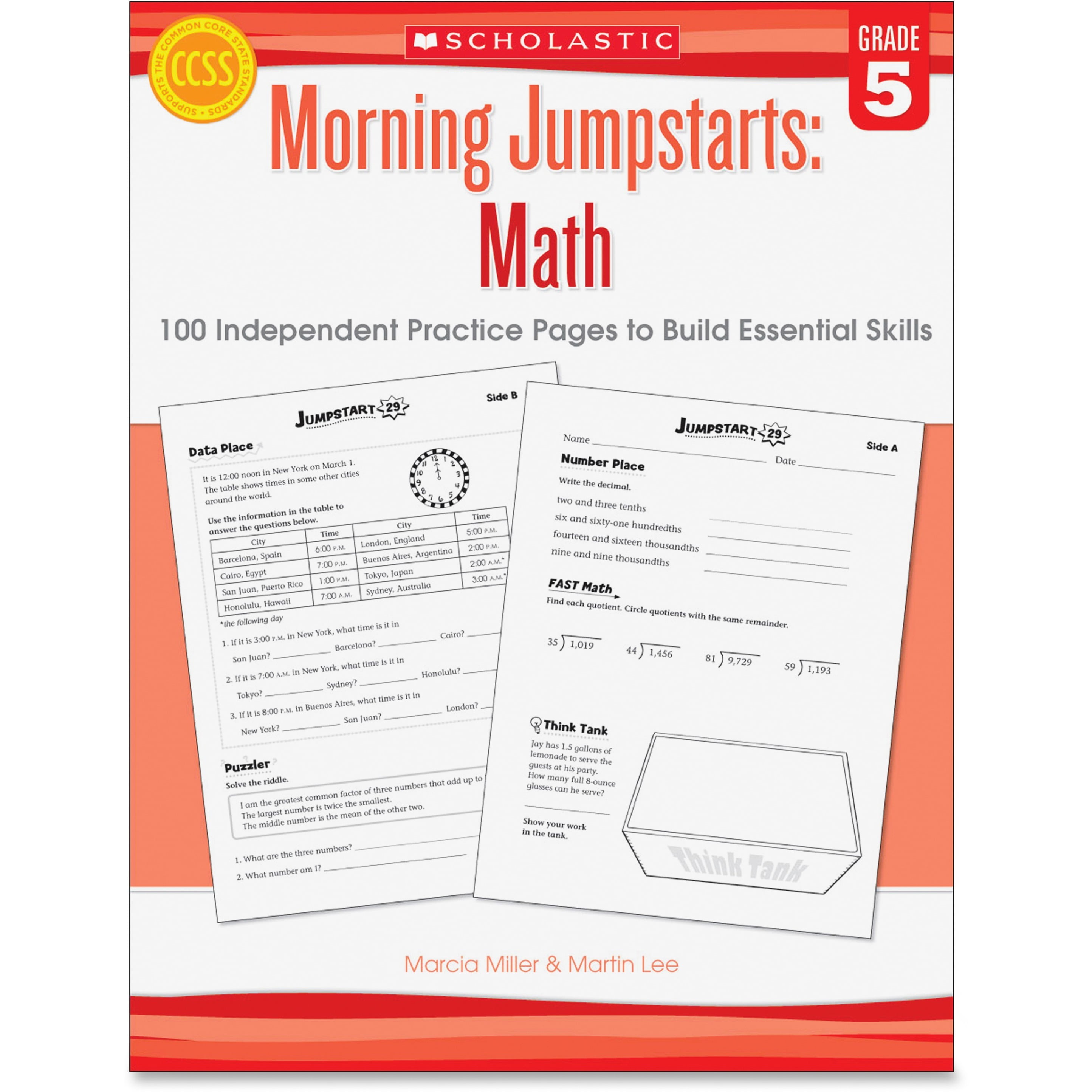 Scholastic, SHS545464188, Res. Grade 5 Morning Jumpstart Math Workbook ...