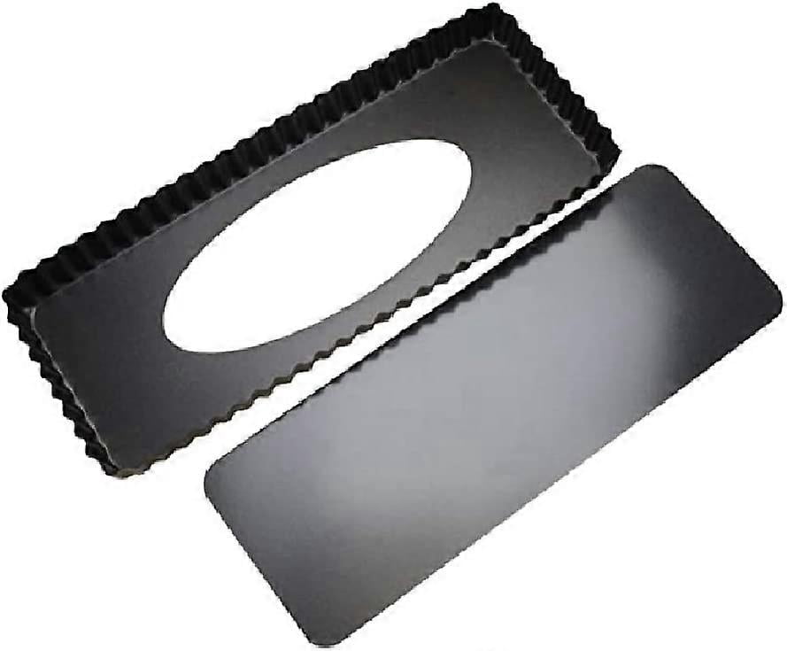 KAIYANG Molde rectangular para quiche con molde para tarta, molde para ...