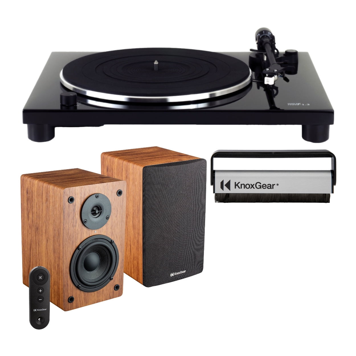 Music Hall MMF-1.3 Turntable with Phono Preamp and Audio-Technica ...