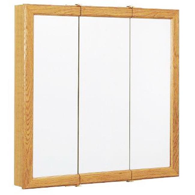Zenith Products K24 23.75 W x 25.63 H x 4.5 D in. Oak Frame Triview ...