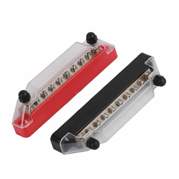 Power Distribution Terminal Block 1 Pair 48V 150A 10 Terminal Bus Bar ...