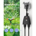 Outdoor Wireless Outlet Plug,Weatherproof Heavy Duty Power Strip,Indoor ...