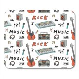 SIDONKU Cartoon Colorful Ball Doodle Rock Music Instruments Graphic ...