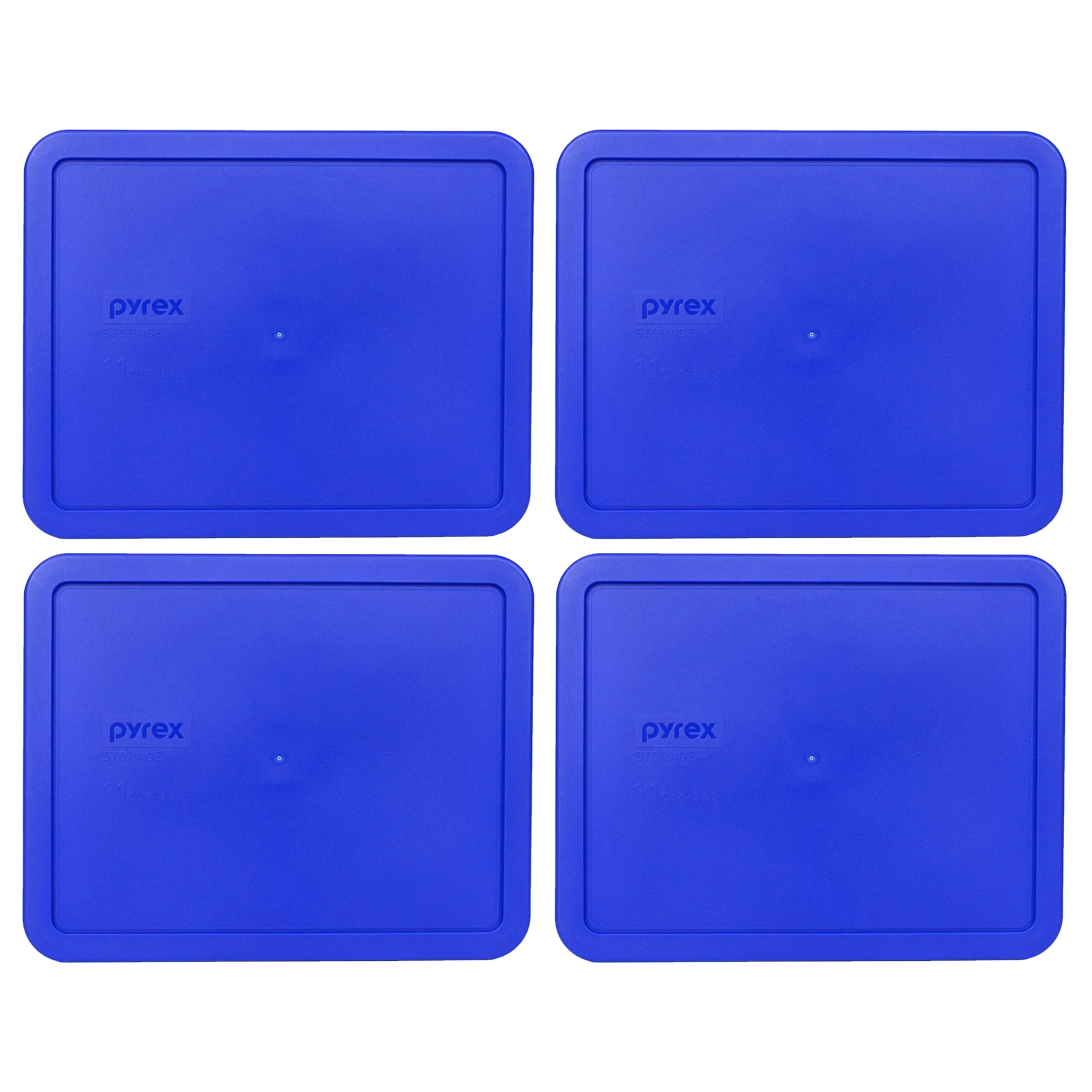 Pyrex Replacement Lid 7212-PC 11-Cup Cobalt Blue Rectangle Cover (4 ...