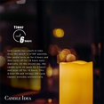 3PCS 4" 5" 6" Waterproof LED Flameless Timer Candles, 1000 Hours Long ...