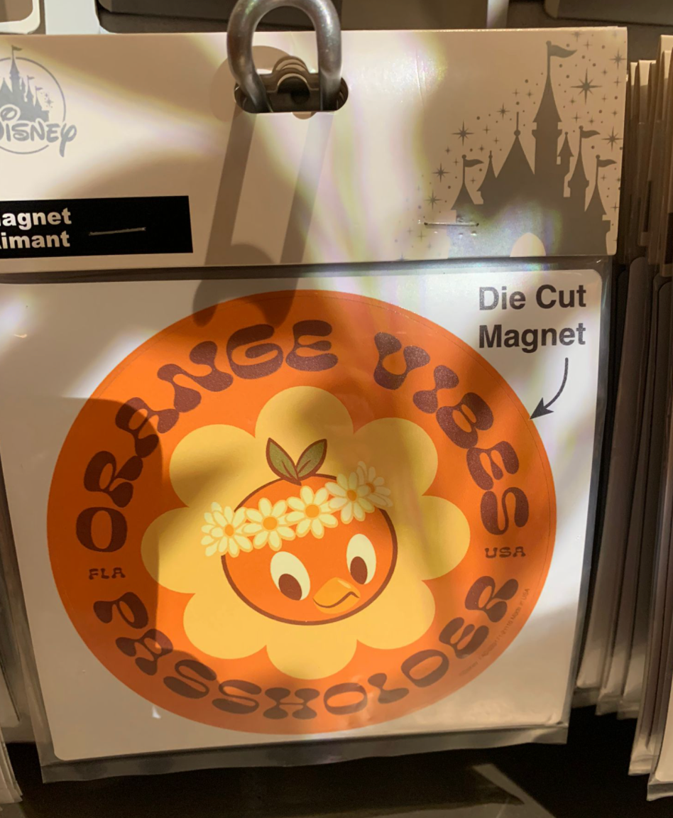 Disney EPCOT Flower and Garden 2023 Orange Bird Vibes Die Cut Magnet ...