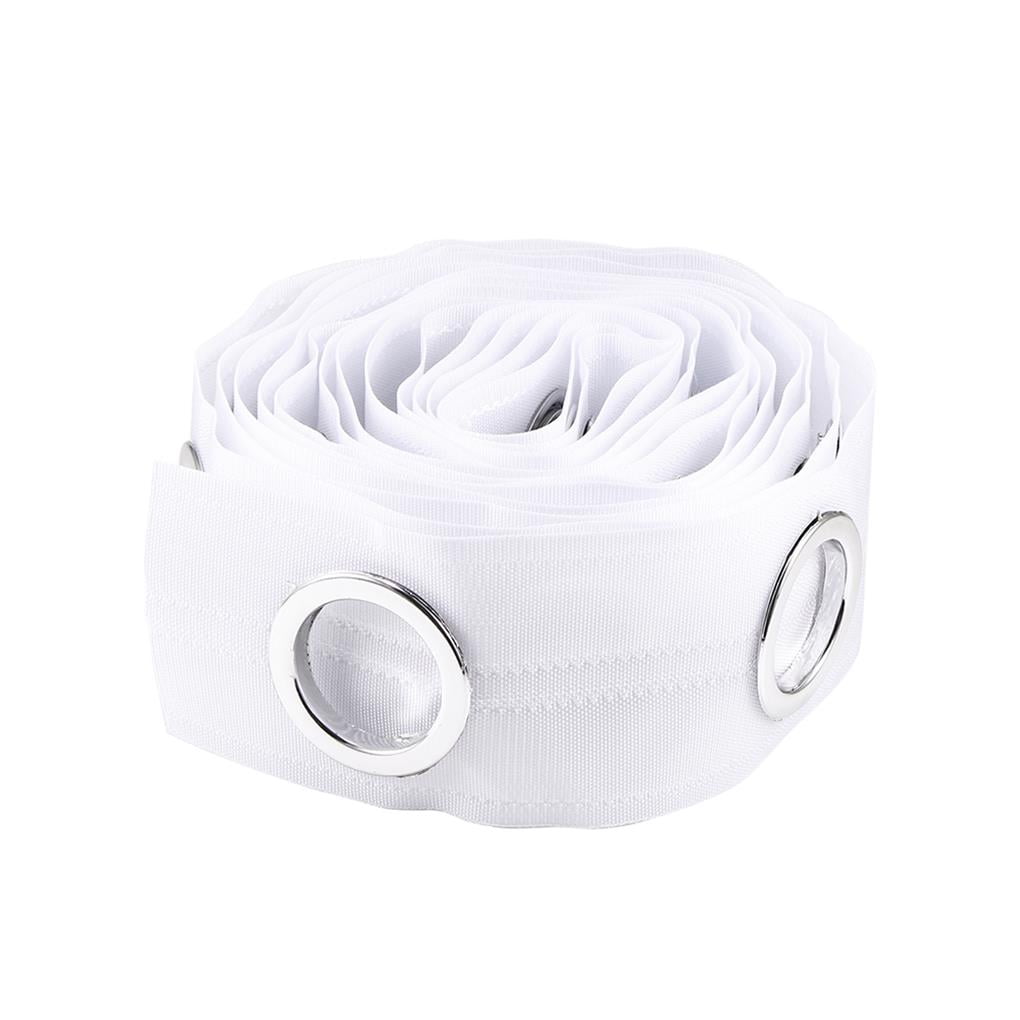 Tssuoun 5/10M Eyelet Curtain Tape Heading Grommet 42mm Plastic Ring ...