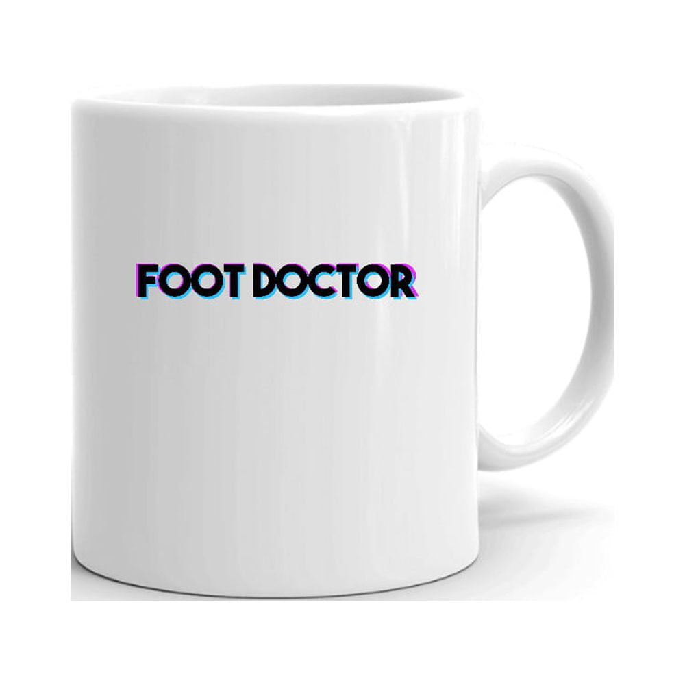 Tri Color Foot Doctor Ceramic Dishwasher And Microwave Safe Mug ...