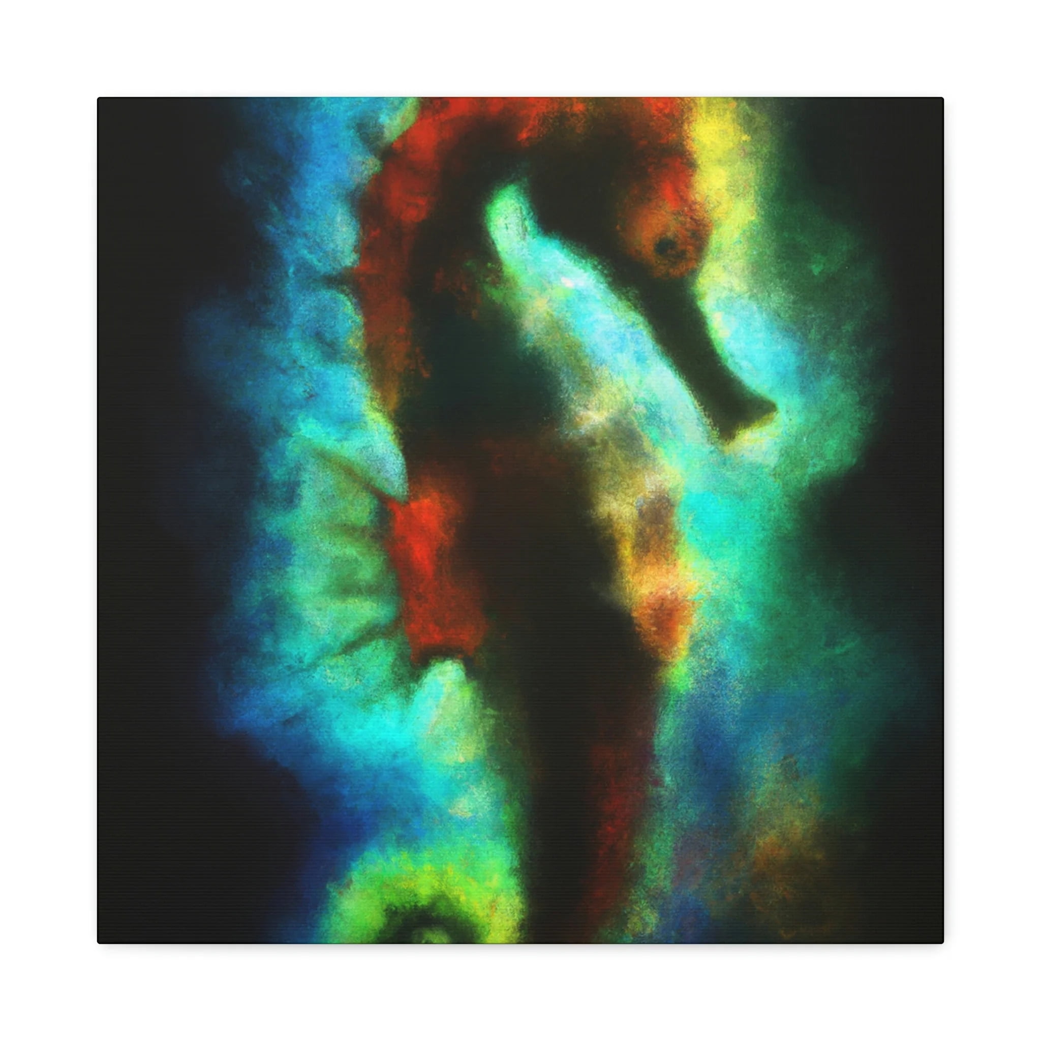Sea Horse Rising Up - Canvas - Walmart.com