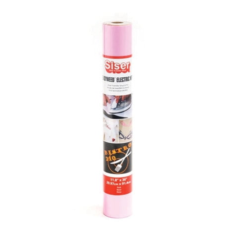 Siser EasyWeed Electric Pink Heat Transfer Vinyl, 11.8 x 36 inches ...