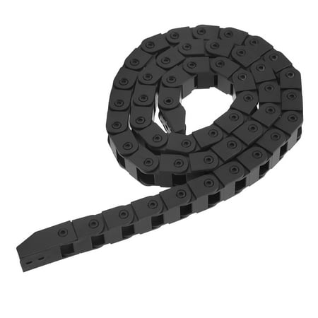 Cable Drag Chain, Black Flame Retardant Heat Resistance Trailing Cable ...
