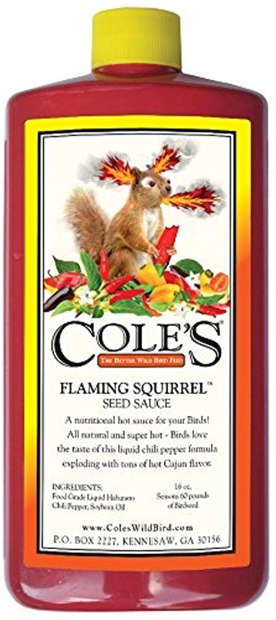 Cole's FS16 Flaming Squirrel Seed Sauce, 16-Ounce - Walmart.com