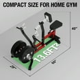 Syedee Adjustable Seated Row Machine, Home Gym, 400 lbs Max Weight ...