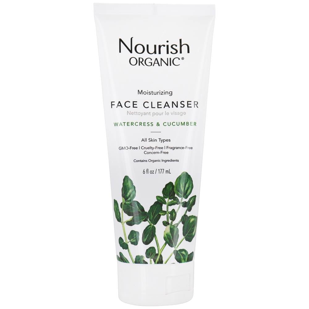 Nourish - Organic Moisturizing Cream Face Cleanser Cucumber ...