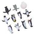 Simulation Cold Winter Marine Animal World Mini Antarctic Penguin Set ...