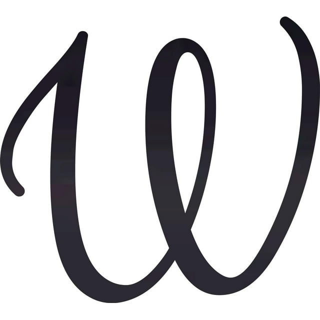 Decorative Acrylic Letter, Custom Blank W Script, 8'' Tall Transparent ...