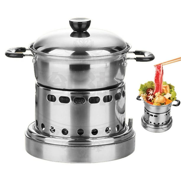 Spirit Cooker with Pot | Efficient Alco hol Stove Burner | Liquid Alco ...