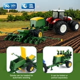 Fisca 1/24 Remote Control Farm Tractor Toy with Big Plastic Seed ...