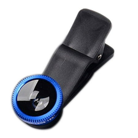 Enqiretly Mobile Phone Camera Lens Clip-on Type Wide Angle 180 Degrees ...