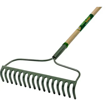 Bully Tools 92369 18" Stone Rake with 66" Fiberglass Handle - Walmart.com