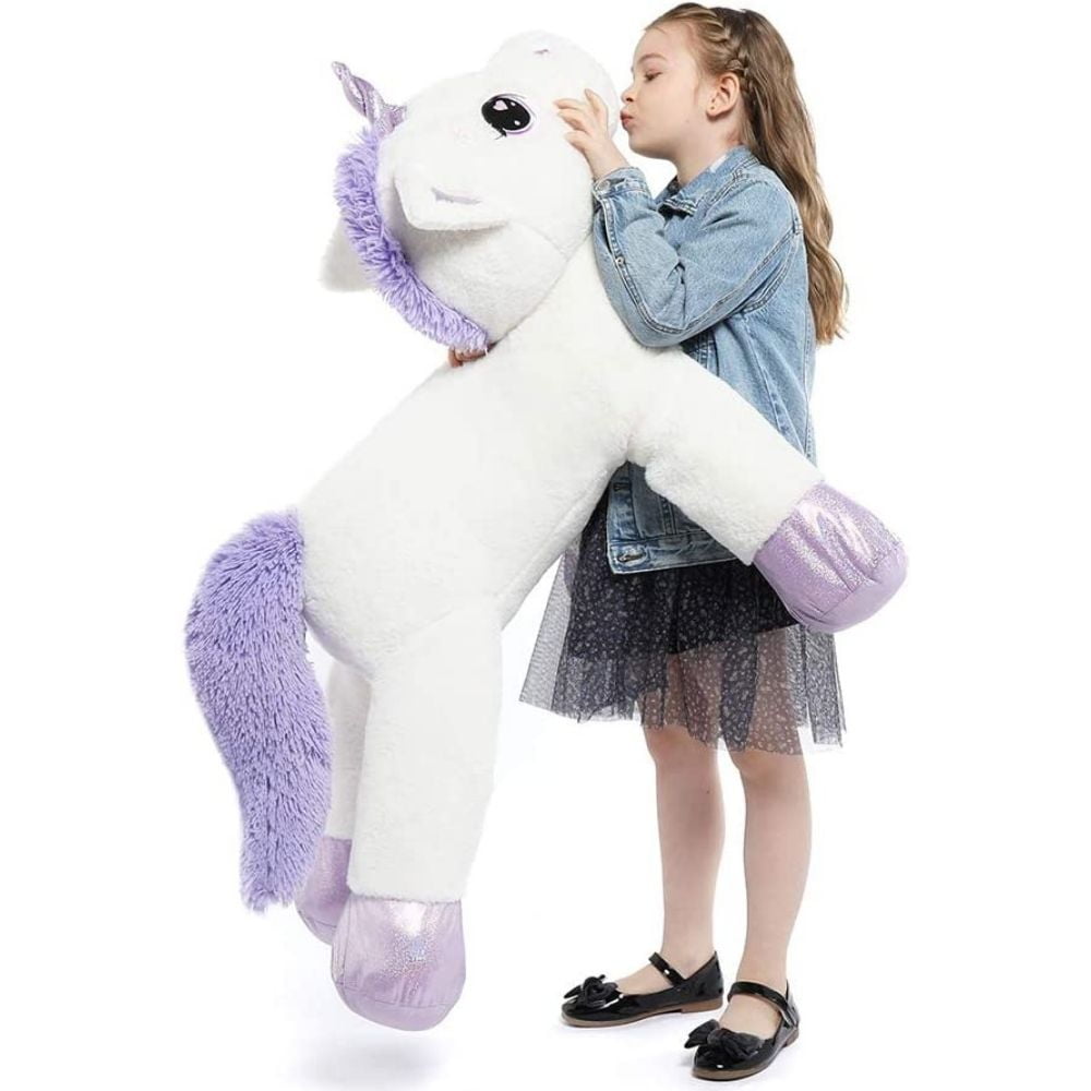 MorisMos Giant Unicorn Stuffed Animal 43'' Soft Big Unicorn Plush Toy ...
