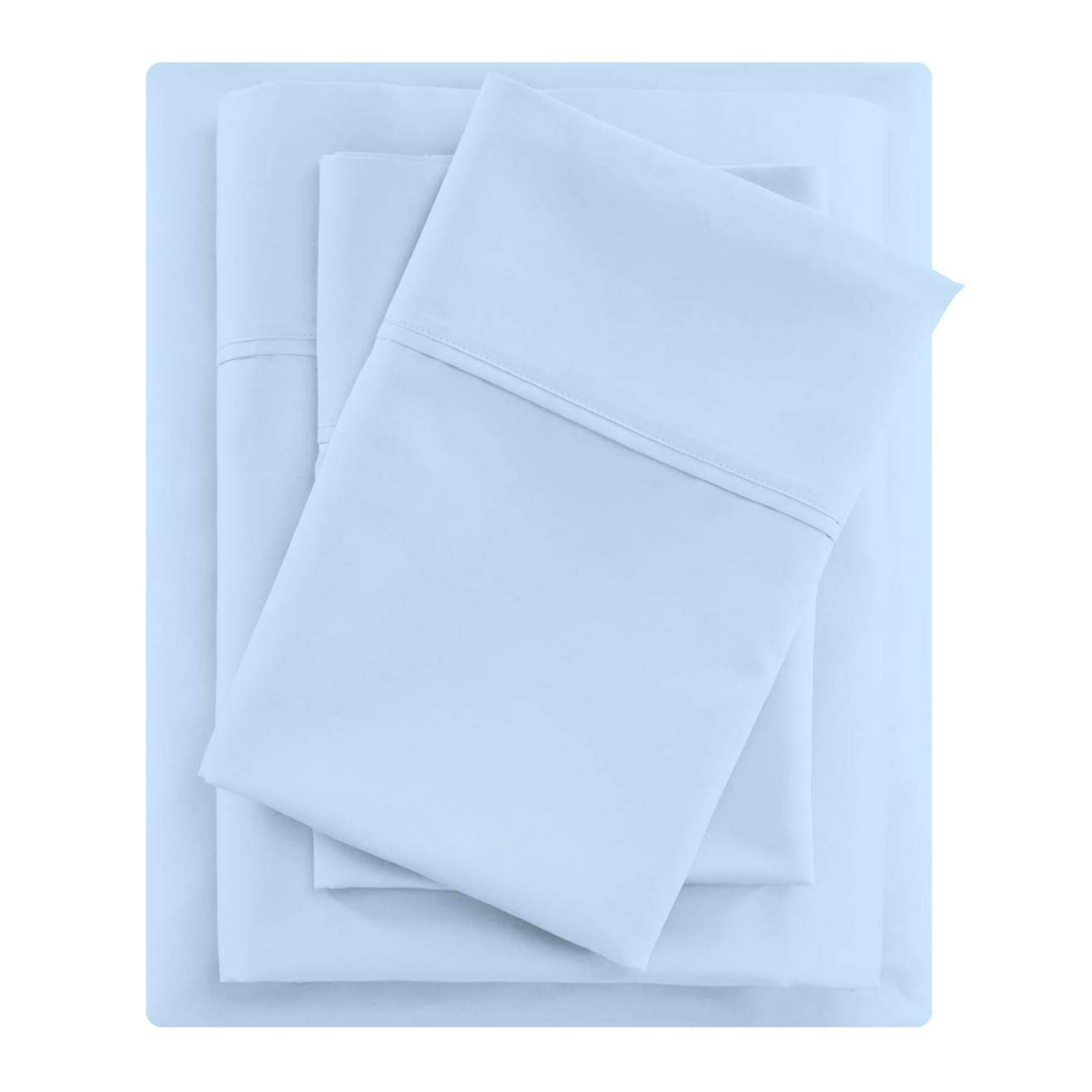 Click here for Loom Atrium Queen Size Sheet Set - Light Blue 4 Pi... prices