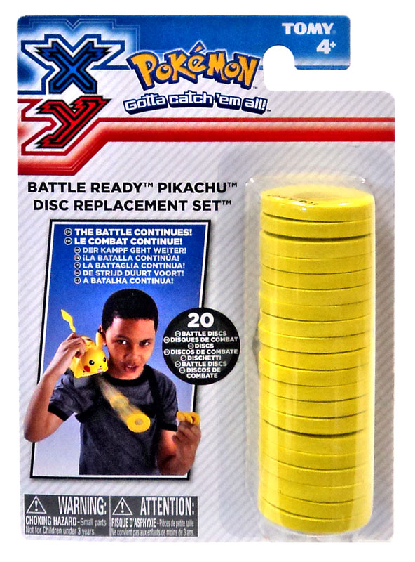 Pokemon XY Battle Ready Pikachu Disc Replacement Set - Walmart.com