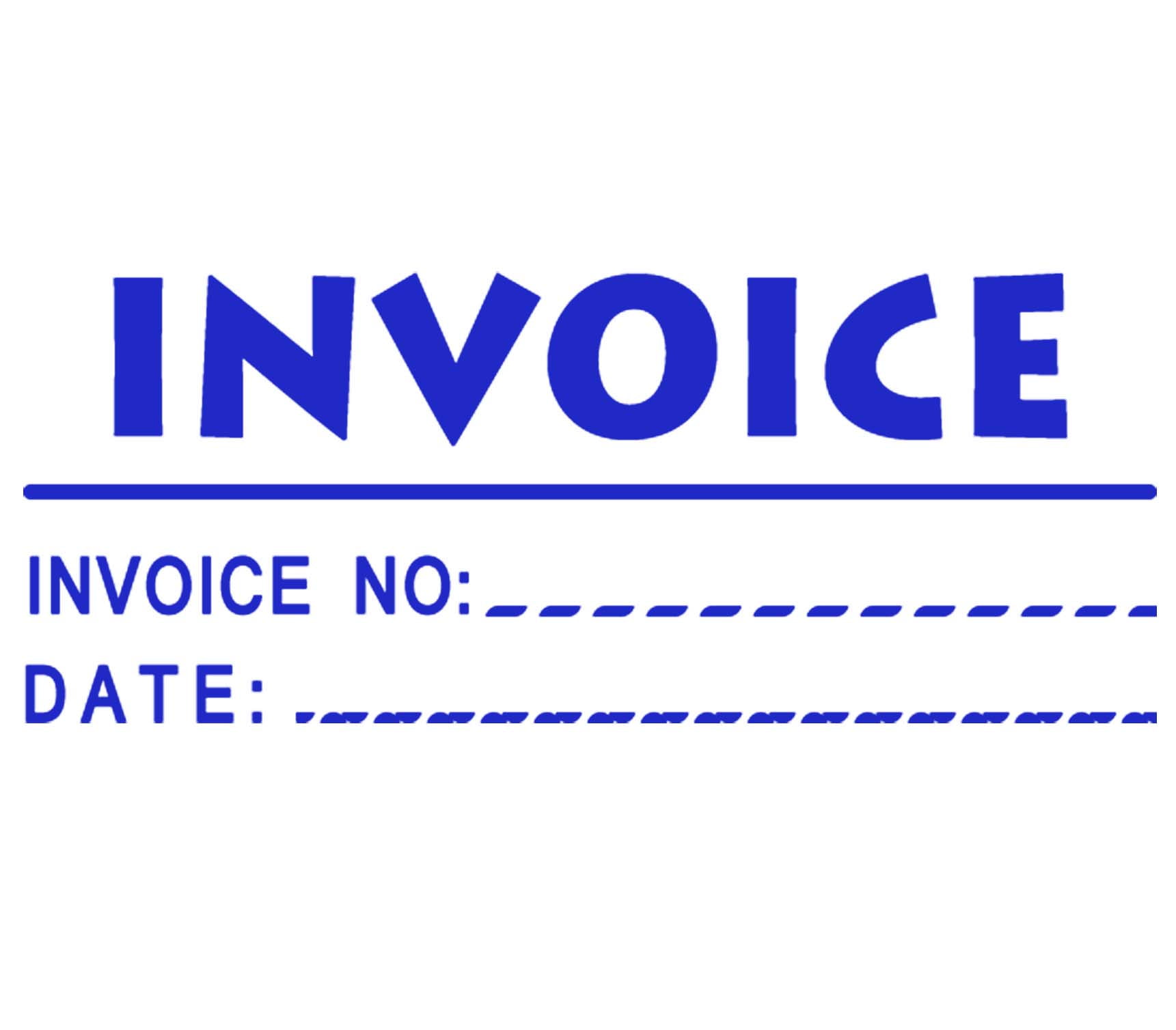 Printtoo Invoice Self Inking Rubber Stamp Pre-Inked Office Stamp- Home ...