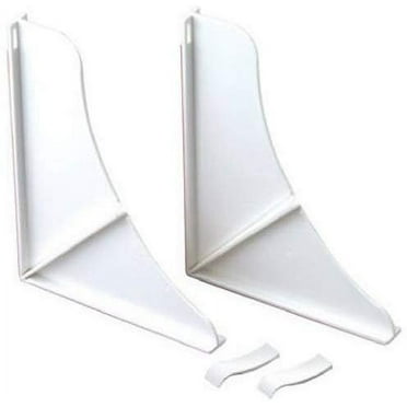 Prime-Line Products M 6086 10-3/4 in. White Plastic, Curved Splash ...